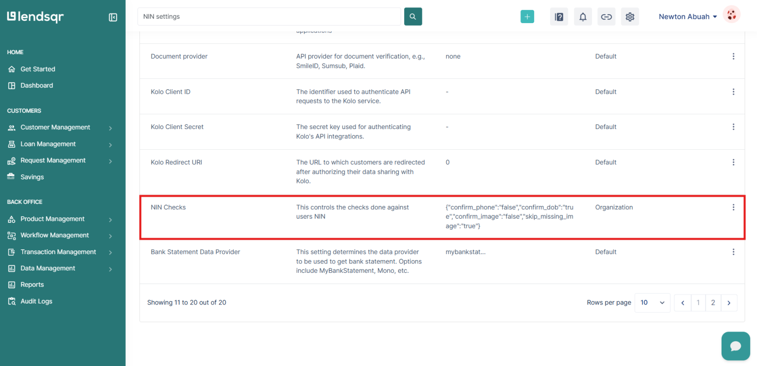 How to customize NIN verification for your customers - Lendsqr ...